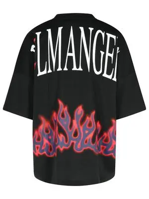 Palm Angels Flames' Cotton T-shirt