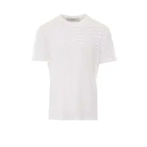 GOLDEN GOOSE Journey T-shirt With Flag Print - White