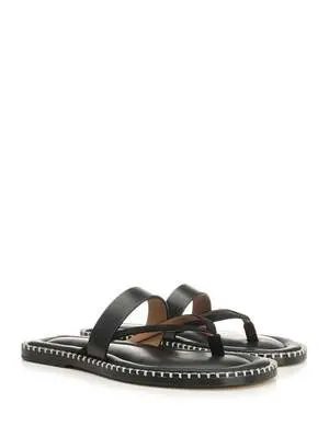 Dries Van Noten Leather Flip-flops