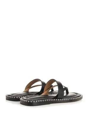Dries Van Noten Leather Flip-flops
