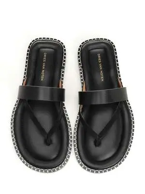 Dries Van Noten Leather Flip-flops