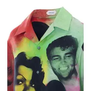 Versace The Party Print Silk Twill Slim Shirt