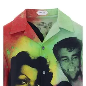 Versace The Party Print Silk Twill Slim Shirt