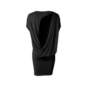 Jacquemus Draped Boatneck Short Sleeve Dress