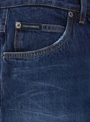 Dolce & Gabbana Straight Leg Jeans - Multicolor