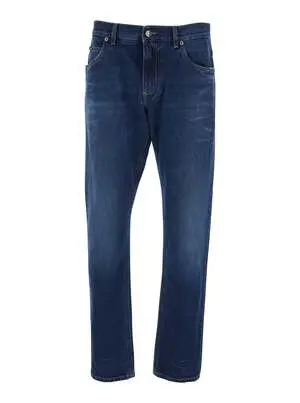 Dolce & Gabbana Straight Leg Jeans - Multicolor