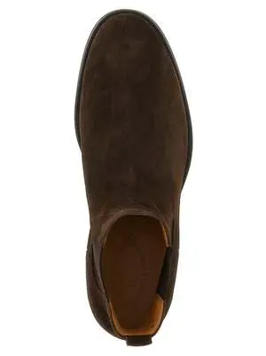 TOD'S Suede Chelsea Ankle Boots - Brown