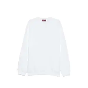 Gucci Cotton Crew Neck Long Sleeve Sweatshirt - White