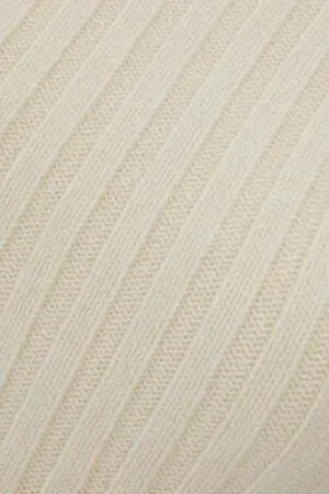 Chloé Ribbed Knit Puff Sleeve High Neck Sweater