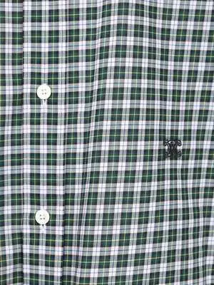 Celine Wide Tartan Shirt - Green