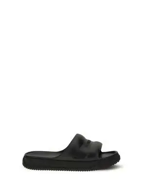 Moncler Altive Logo Strap Slippers - Black