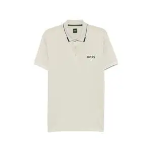 BOSS Neutrals Polo Shirts - Cream