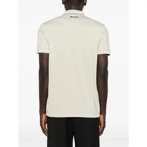 BOSS Neutrals Polo Shirts - Cream
