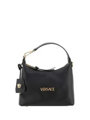 Versace Leather Hobo Handbag