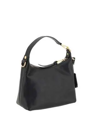 Versace Leather Hobo Handbag
