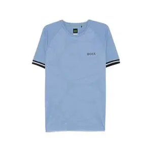 BOSS T-shirt & Vest" Logo Print Crewneck