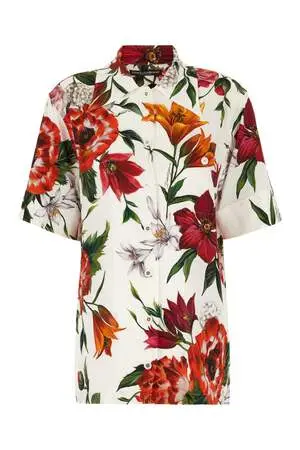 Dolce & Gabbana Floral Print Button-up Shirt - Multicolor