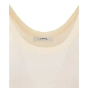 LEMAIRE Ribbed Tank Top - White