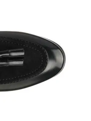 Valentino Garavani Vlogo Leather Loafers With Tassels