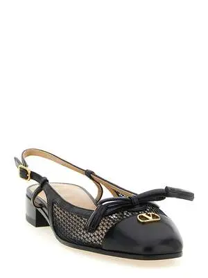 Valentino Garavani Valet Du Roi' Slingback With Vlogo Signature