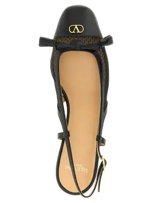 Valentino Garavani Valet Du Roi' Slingback With Vlogo Signature