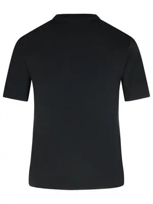 Max Mara Adelio Viscose Blend T-shirt - Black