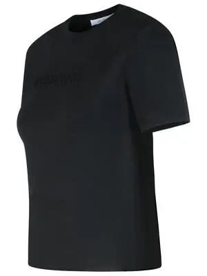 Max Mara Adelio Viscose Blend T-shirt - Black