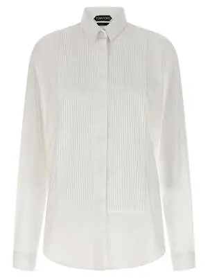 TOM FORD Plastron Shirt - White