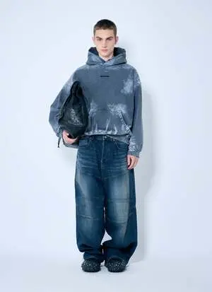 Balenciaga Baggy Paneled Construction Jeans