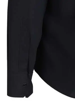 Dolce & Gabbana Formal Shirt In Silk Crepe De Chine - Blue