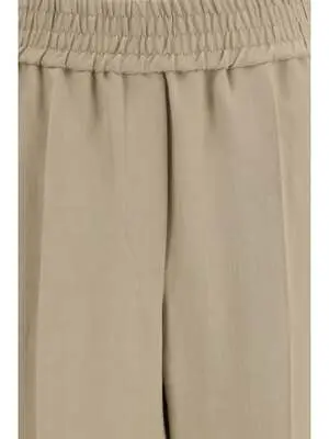 Brunello Cucinelli Cotton Pants - Cream