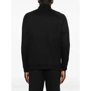 BOSS Cotton Zip-up Sweatshirt With High Neck And Logo Detail