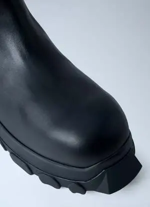 Rick Owens Beatle Bozo Tractor Boots - Black