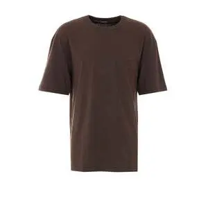 LEMAIRE Boxy Fit T-shirt - Brown