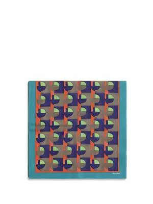 Miu Miu Geometric Print Scarf - Multicolor