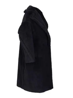 Max Mara Teddy Bear Icon Coat - Blue