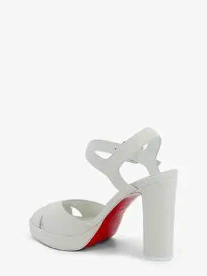 CHRISTIAN LOUBOUTIN Cora Leather Heeled Sandals - Multicolor