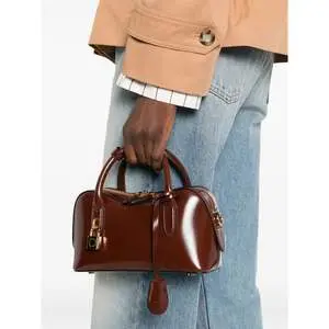 Stella McCartney Padlock Detail Tote Bag - Brown