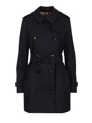 Burberry Heritage Kensington Trench Coat - Blue
