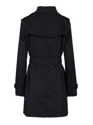 Burberry Heritage Kensington Trench Coat - Blue