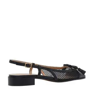 Valentino Garavani Slingback Ballet Flats With Mesh Detail