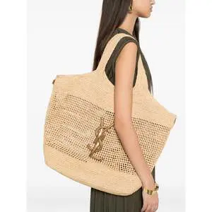 Saint Laurent Woven Shoulder Bag