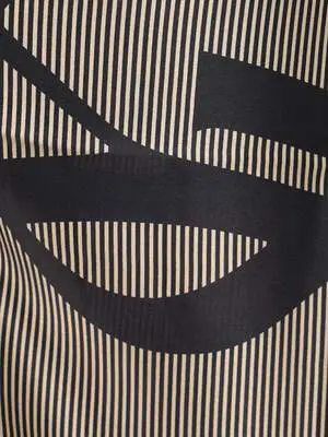 Saint Laurent Cassandre Striped Stole - Blue