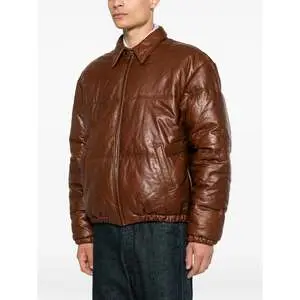 Prada Leather Jacket With Braided Trim