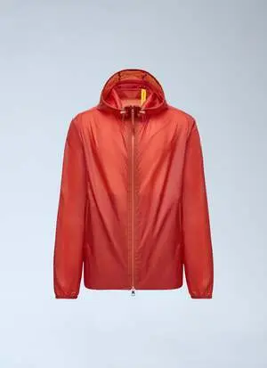 Moncler Hamlin Zip-up Hooded Jacket With Logo Patch