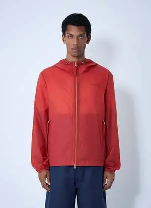 Moncler Hamlin Zip-up Hooded Jacket With Logo Patch