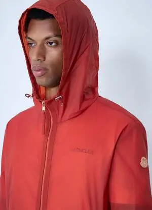 Moncler Hamlin Zip-up Hooded Jacket With Logo Patch