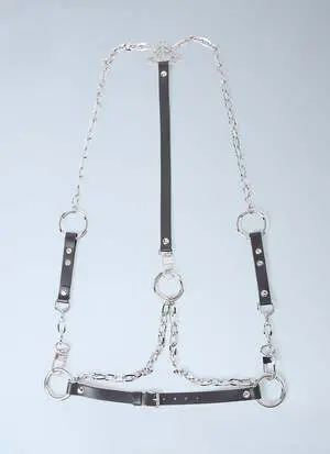 VIVIENNE WESTWOOD Chain Harness Belt - Black