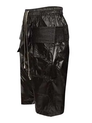 Rick Owens Creatch Cargo Shorts - Black