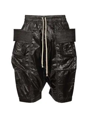 Rick Owens Creatch Cargo Shorts - Black